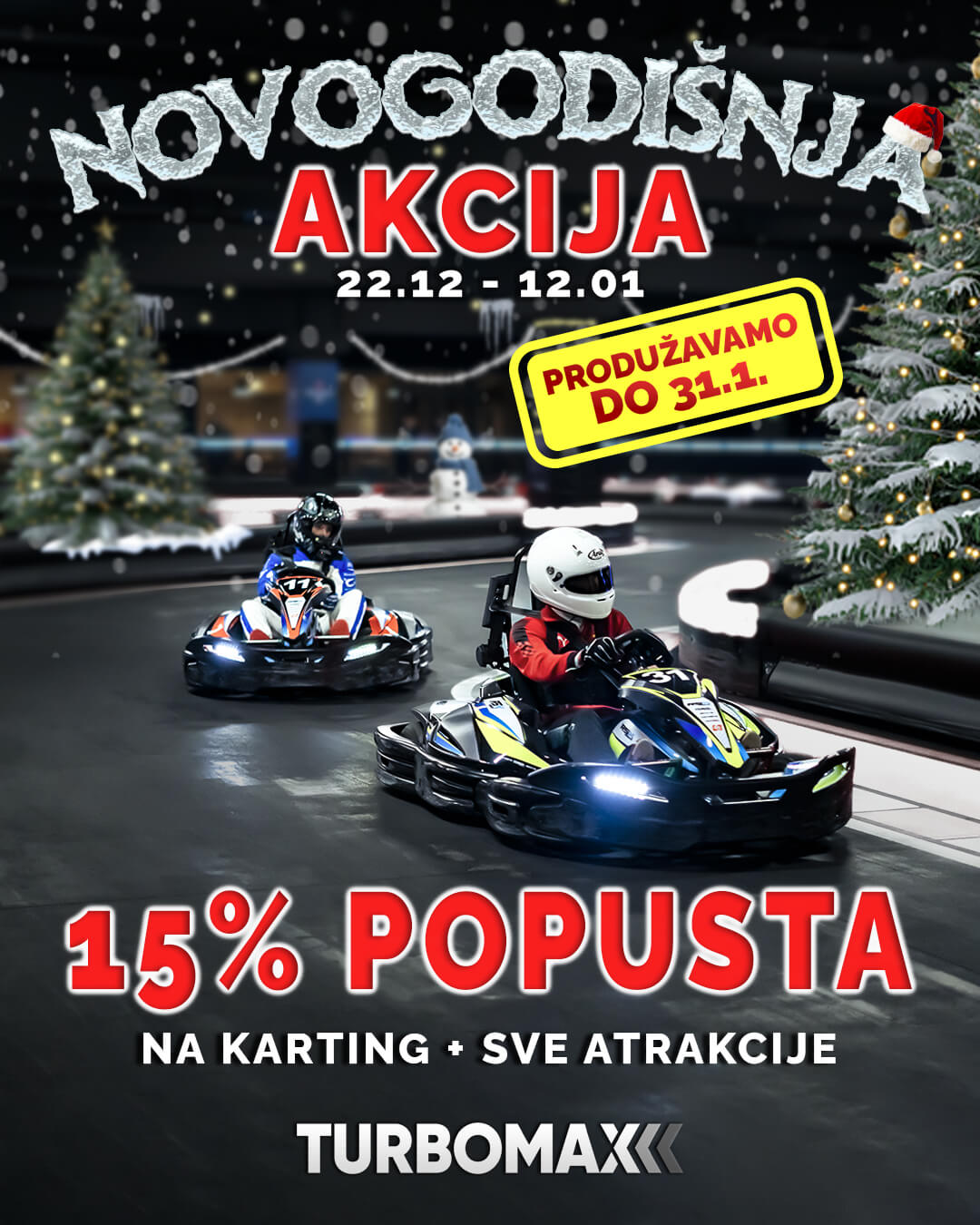 Karting Beograd | Prvi zatvoreni go kart centar u Srbiji | Turbomax